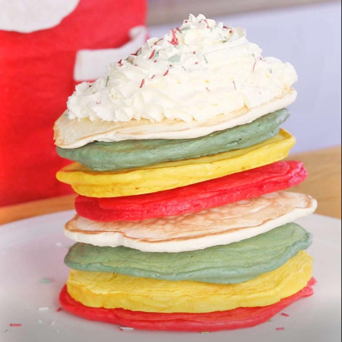 Fluffy Festive Christmas Pancakes