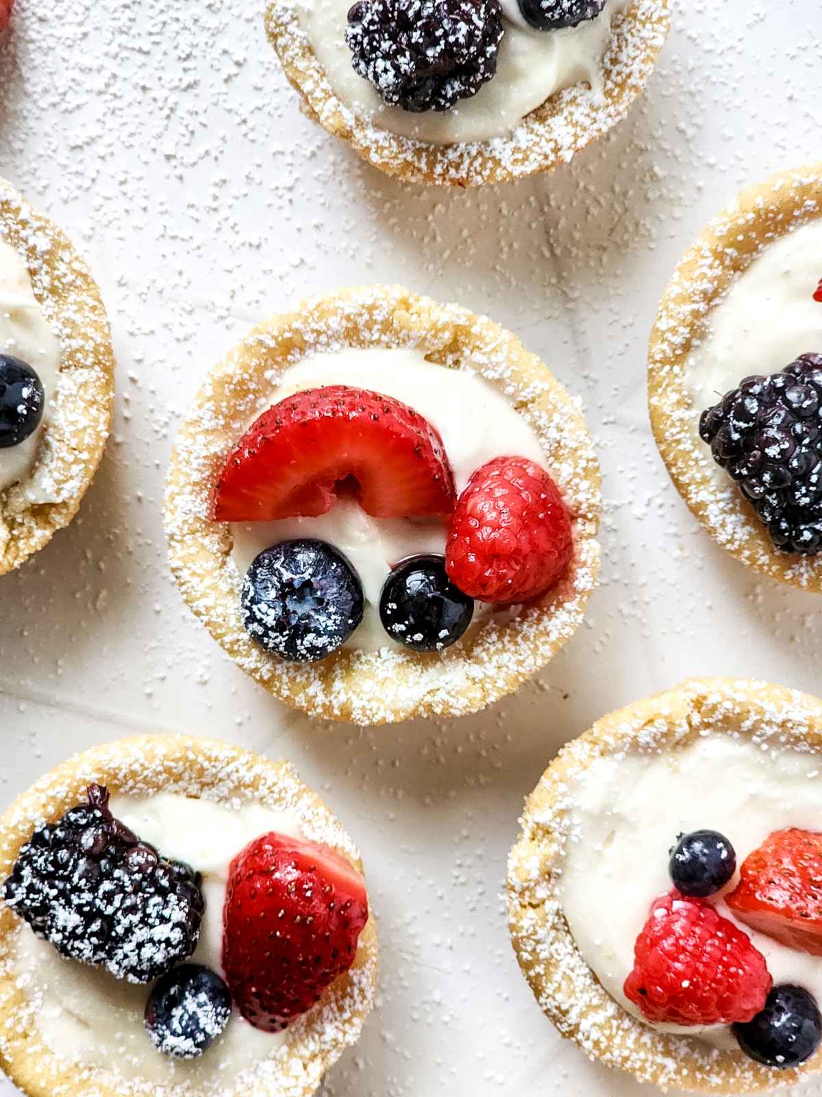 Sugar Cookie Mini Fruit Tarts - nicetartes.com