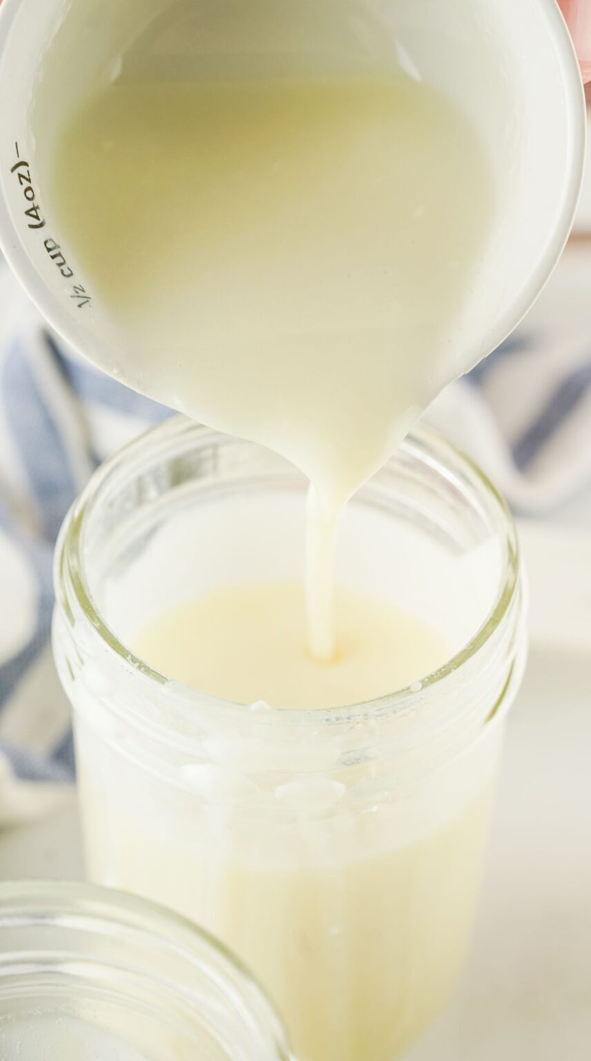 Quick Condensed Milk Made at Home - nicetartes.com