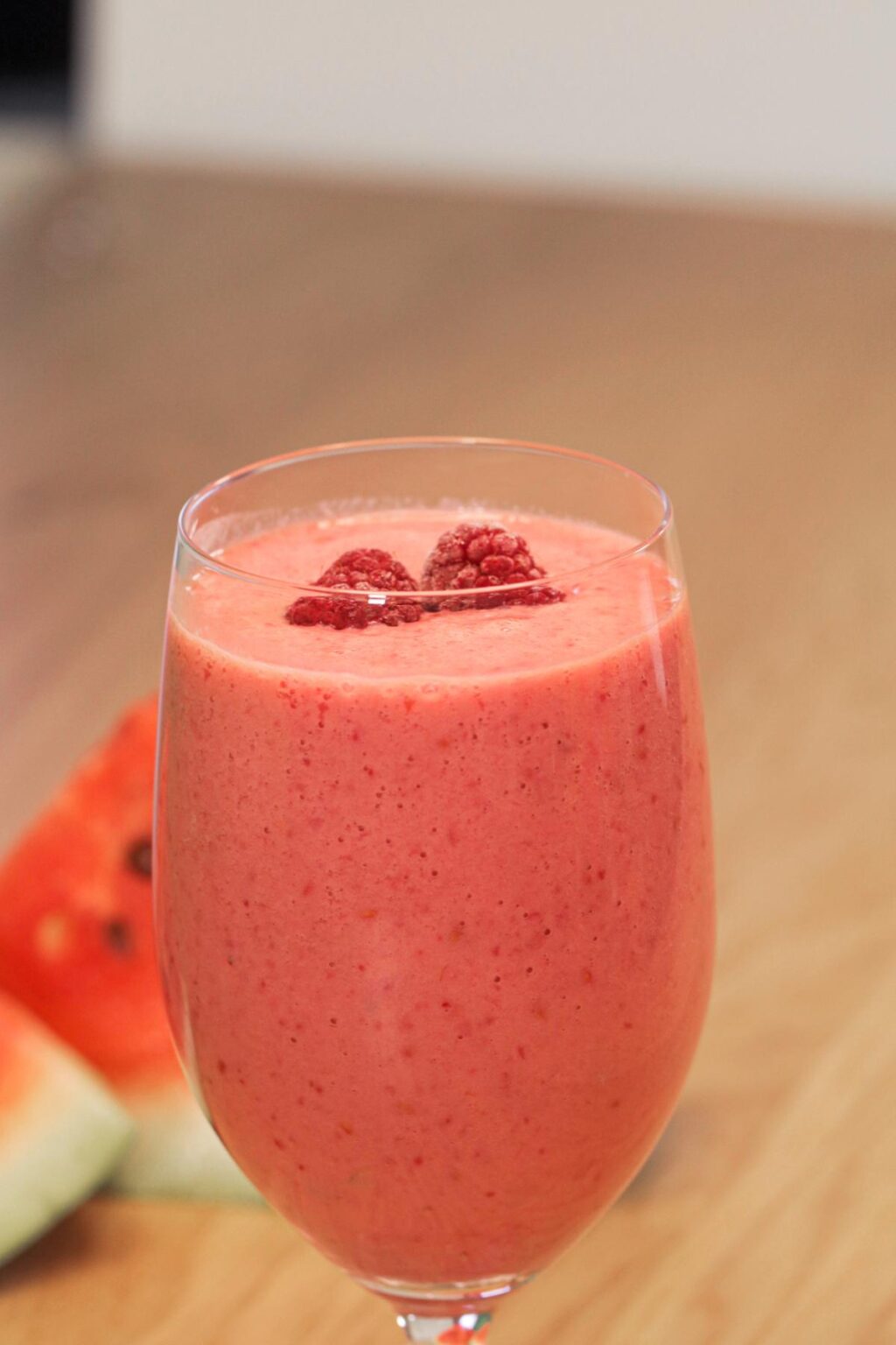 Refreshing Watermelon Raspberry Smoothie