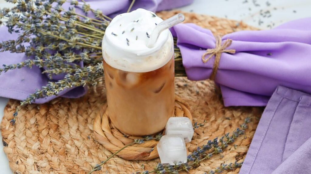 Lavender Vanilla Iced Coffee